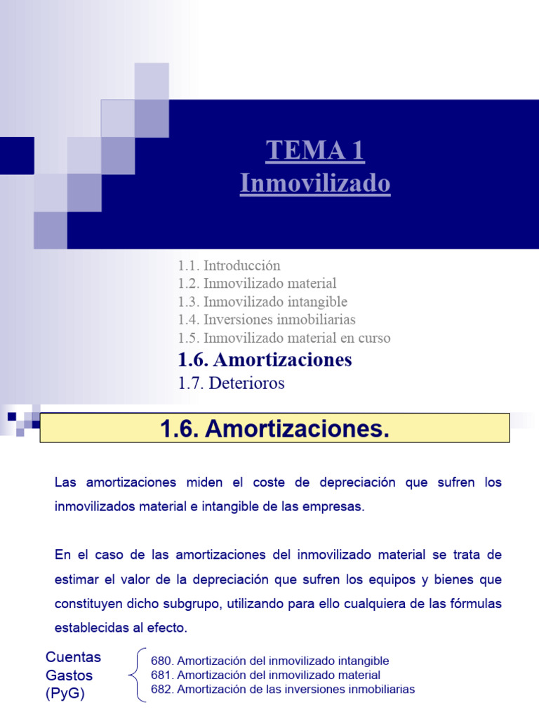 Contabilidad Financiera Tema 1 (II) | PDF | Activo intangible ...