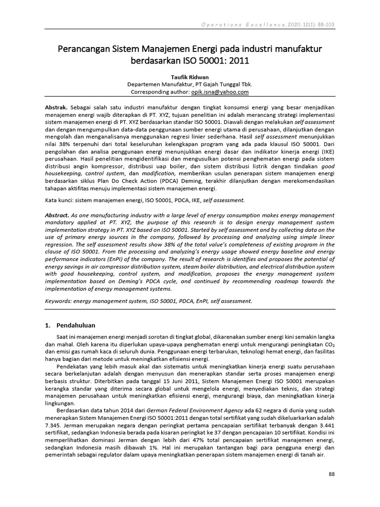 Jurnal Road Map EnMS | PDF