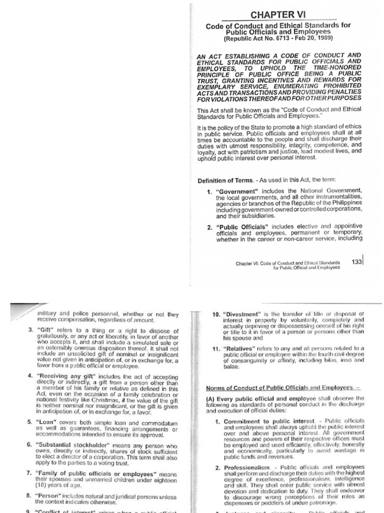 Professional Conduct & Ethical Standards | PDF