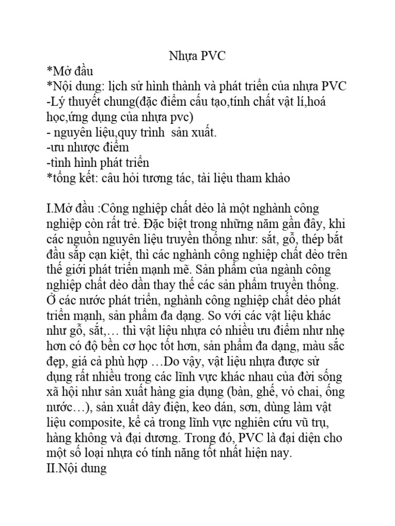 Nhựa-PVC | PDF