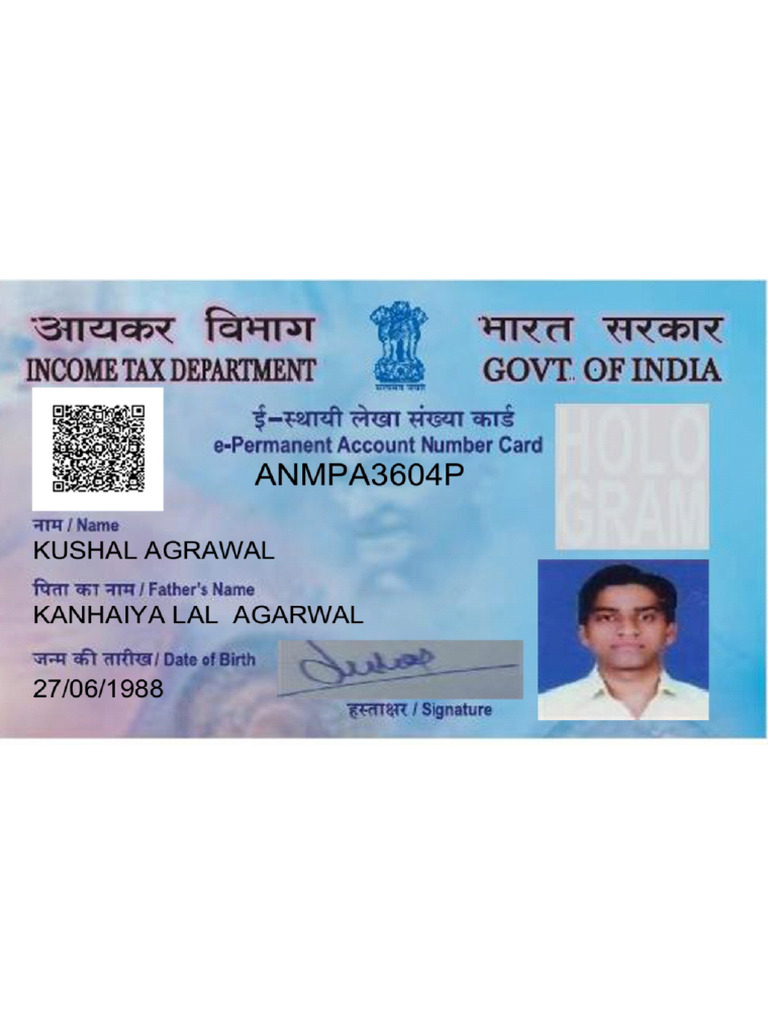 Pan Card New | PDF