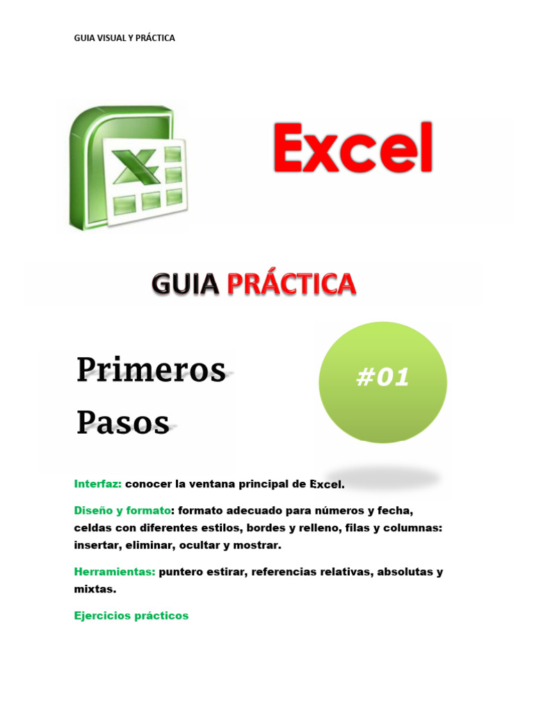 CONCEPTOS_BASICOS_EXCEL | PDF | Microsoft Excel | Hoja de cálculo