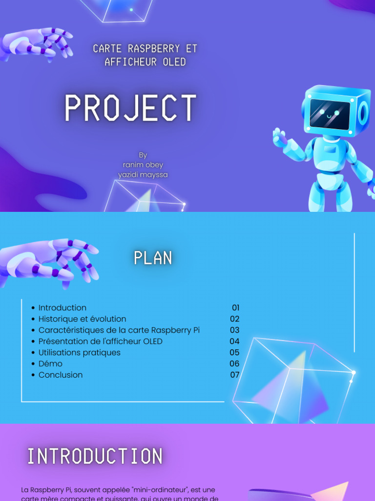 Blue Futuristic Illustrative Artificial Intelligence Project Presentation | PDF
