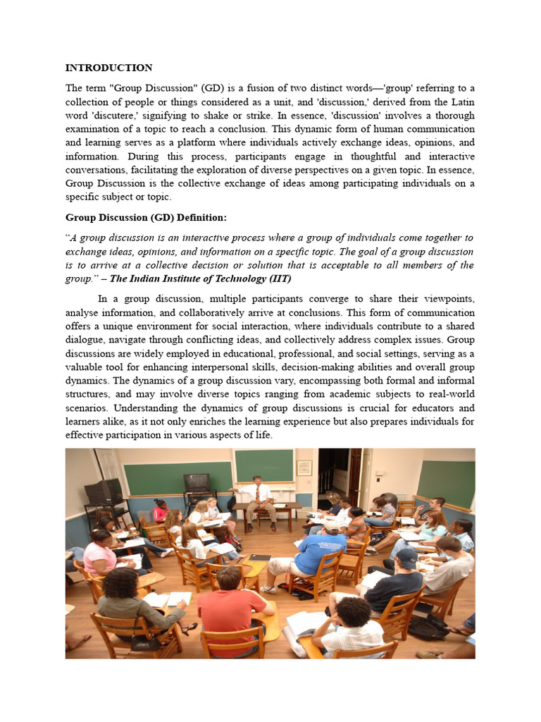 Course V Practicum - Group Discussion | Download Free PDF | Critical ...