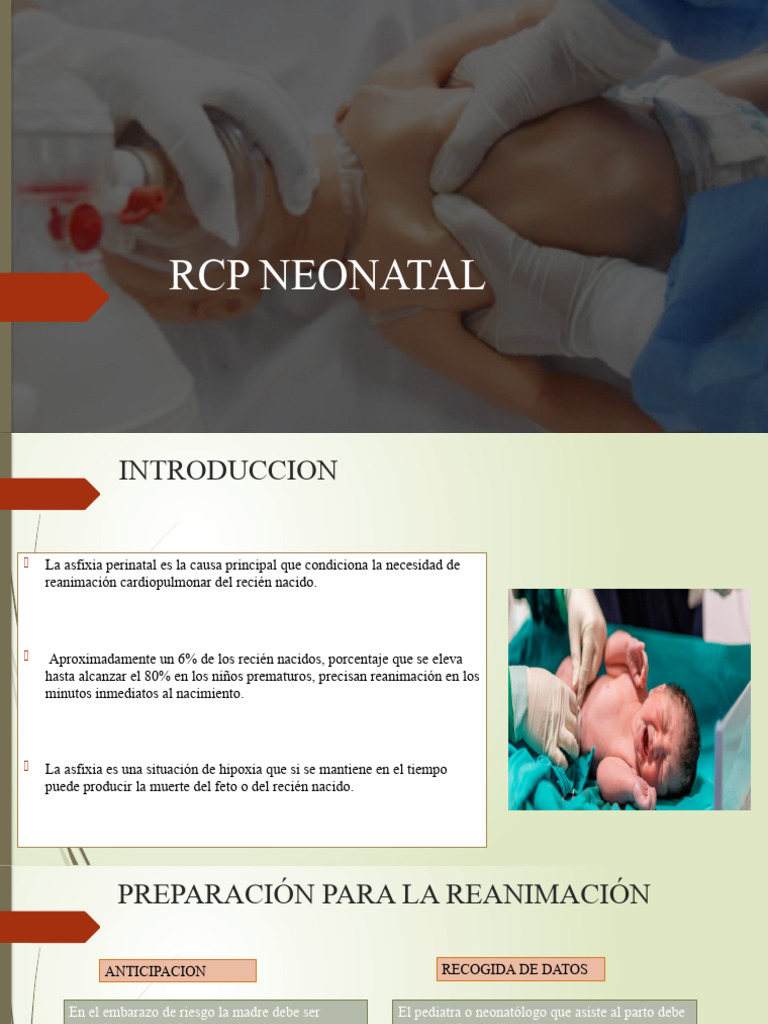 RCP Neonatal | PDF | Parto | El embarazo