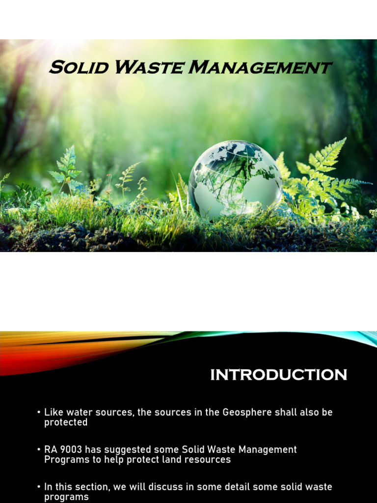 08 Solid Waste Management | PDF | Incineration | Compost