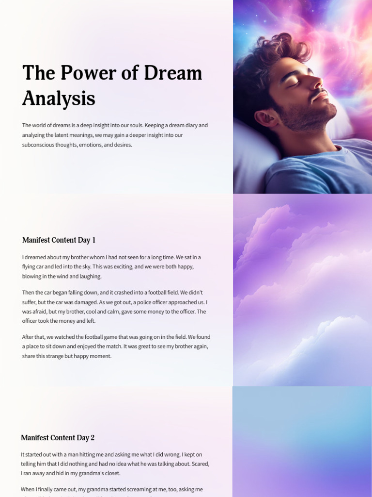 The-Power-Of-Dream-Analysis 1 | PDF | Dream | Psychology