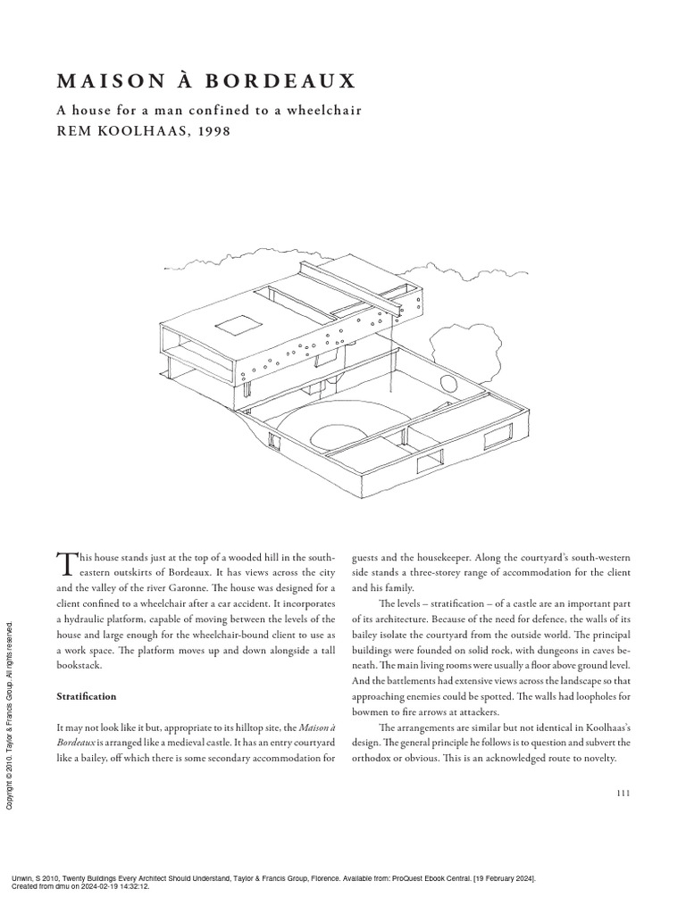 Maison Bordeaux | PDF | Castle | Stairs