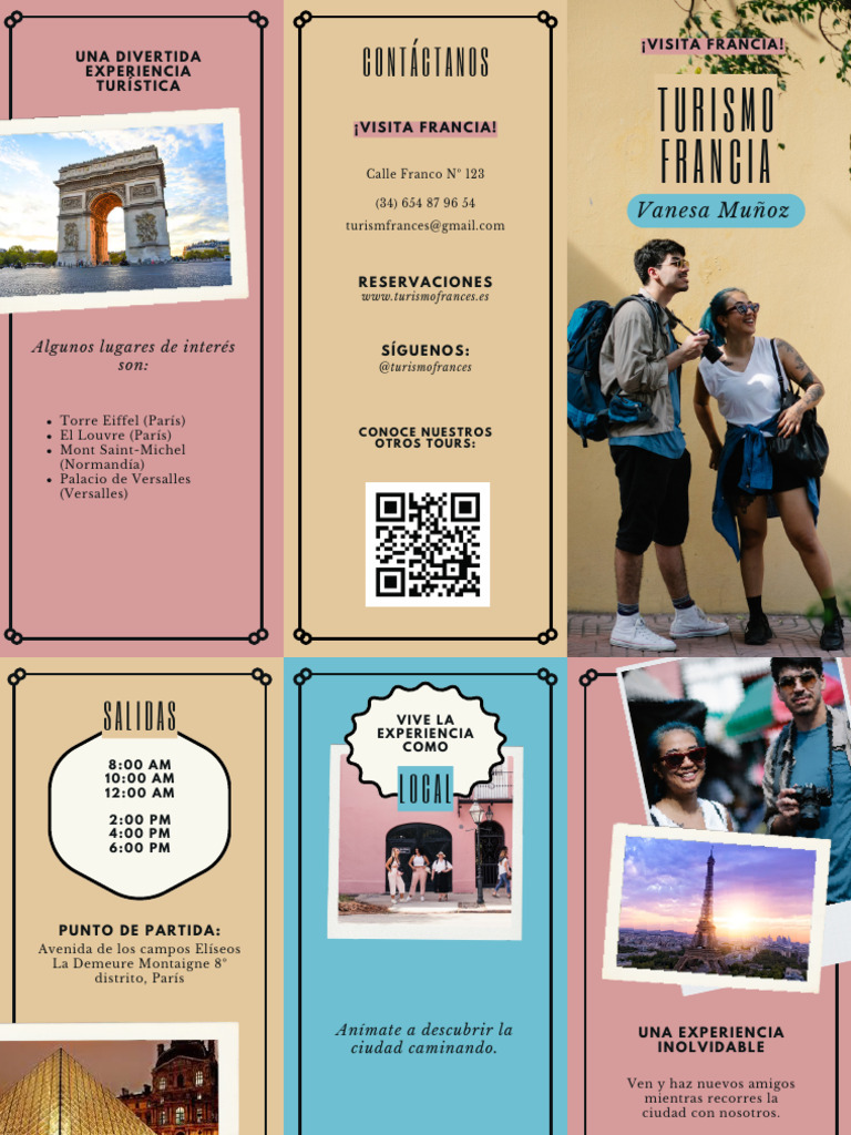 Triptico Turismo Francia | PDF