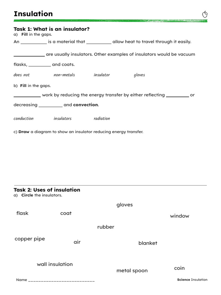 insulation-n8r8ye-5_worksheet-pdf | PDF | Building Insulation ...
