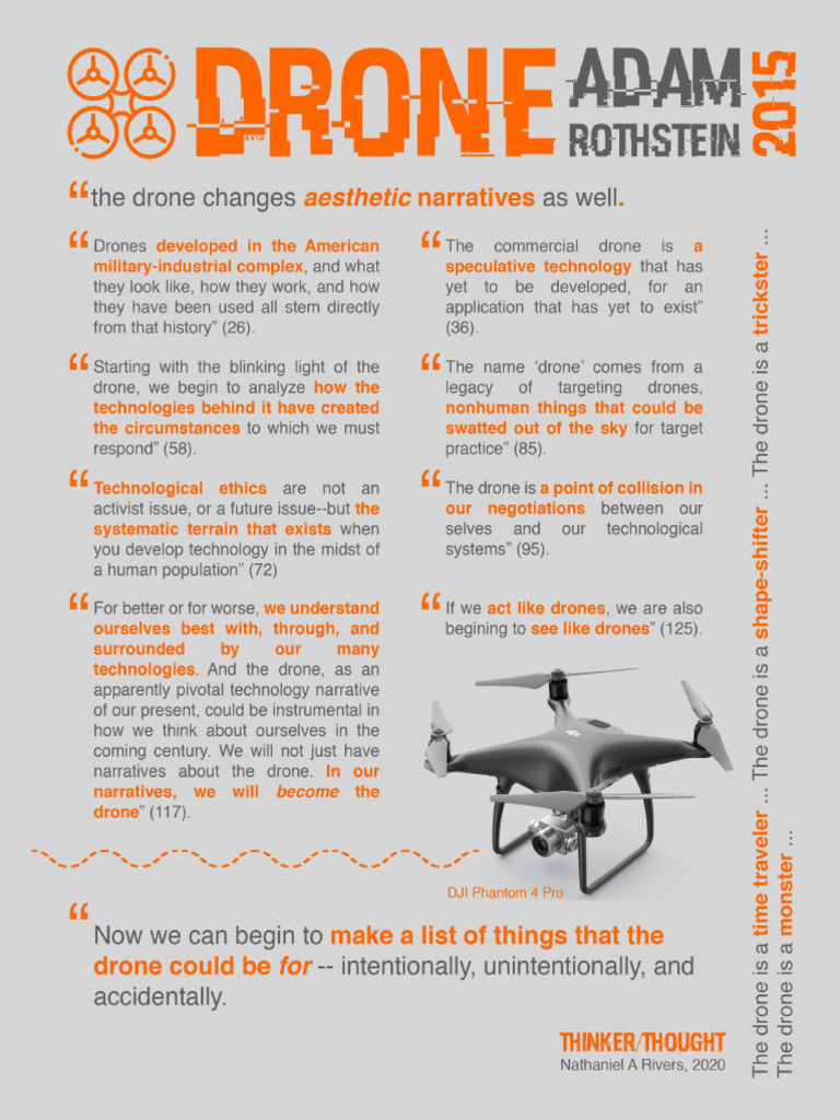 Thinker Thought Adam Rothsteins Drone | PDF