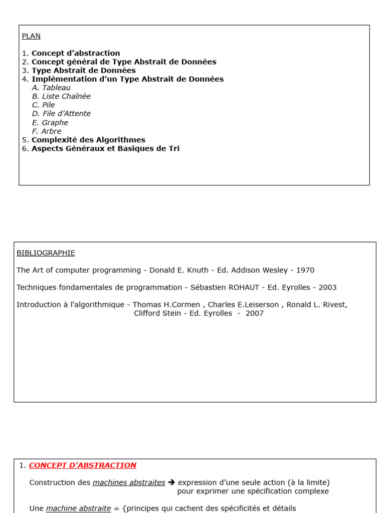Introduction aux Types Abstraits de Données | PDF | Booléen | Programmation informatique