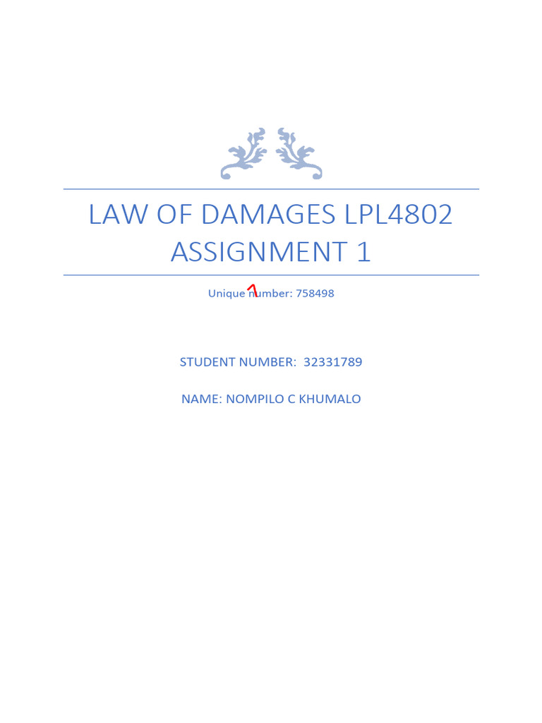 Law of Damages: Wrongful Birth & Life | PDF | Negligence | Damages