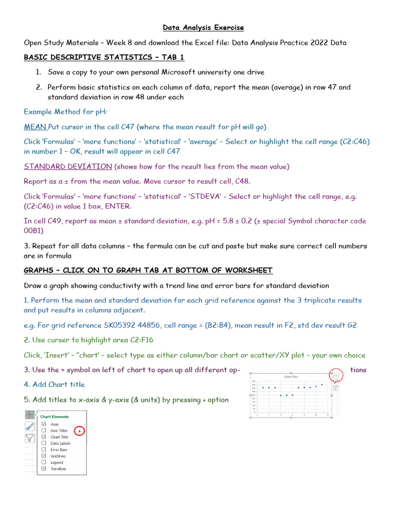 Data Analysis Guide 2023-24 (1) - Tagged | PDF | Standard Deviation ...