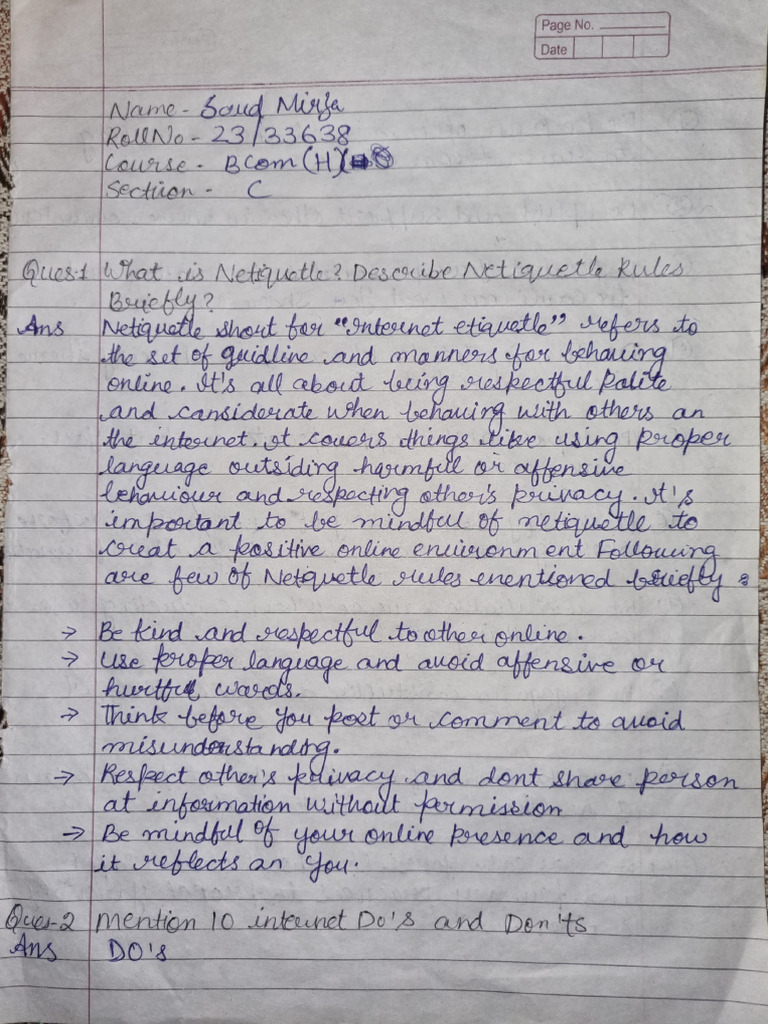 Assignment Digital Empowerment 2 | PDF