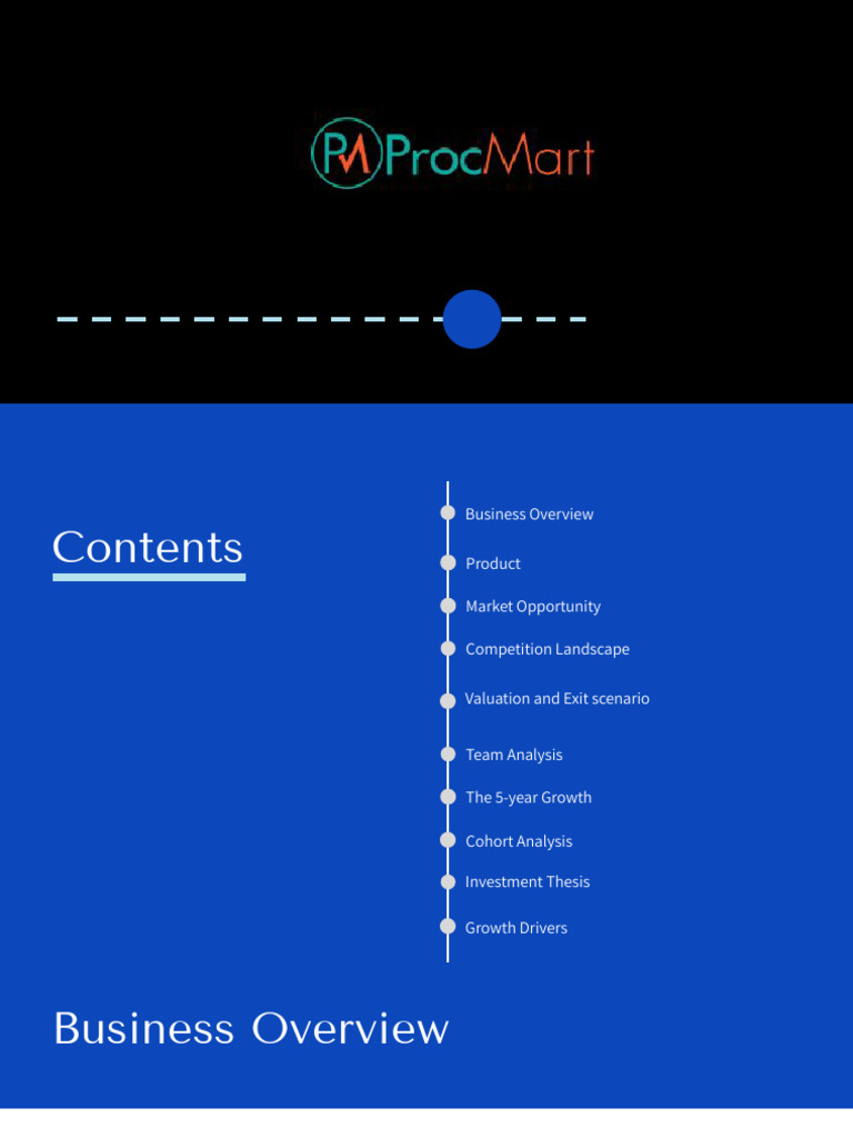 Procmart: Growth and Valuation Insights | PDF | Valuation (Finance ...