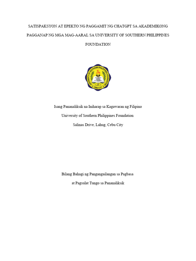 Revised Research in Filipino 2024 | PDF