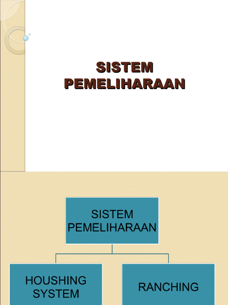 Sistem Pemeliharaan | PDF