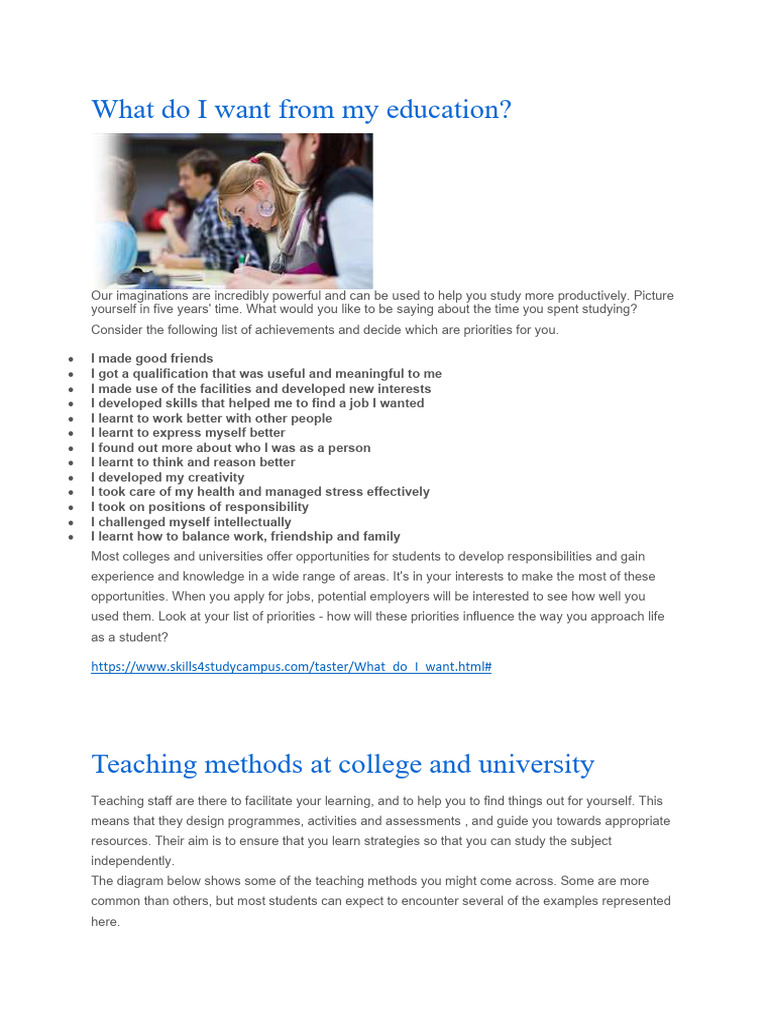 Stella Cottrell Study Skills Website Information | PDF | Lecture ...