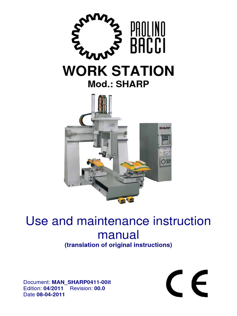 Use and Maintenance Instruction SHARP | PDF | Personal Protective Equipment