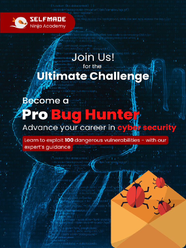 Bug Hunting Course: Master Vulnerabilities | PDF | Business | Computers