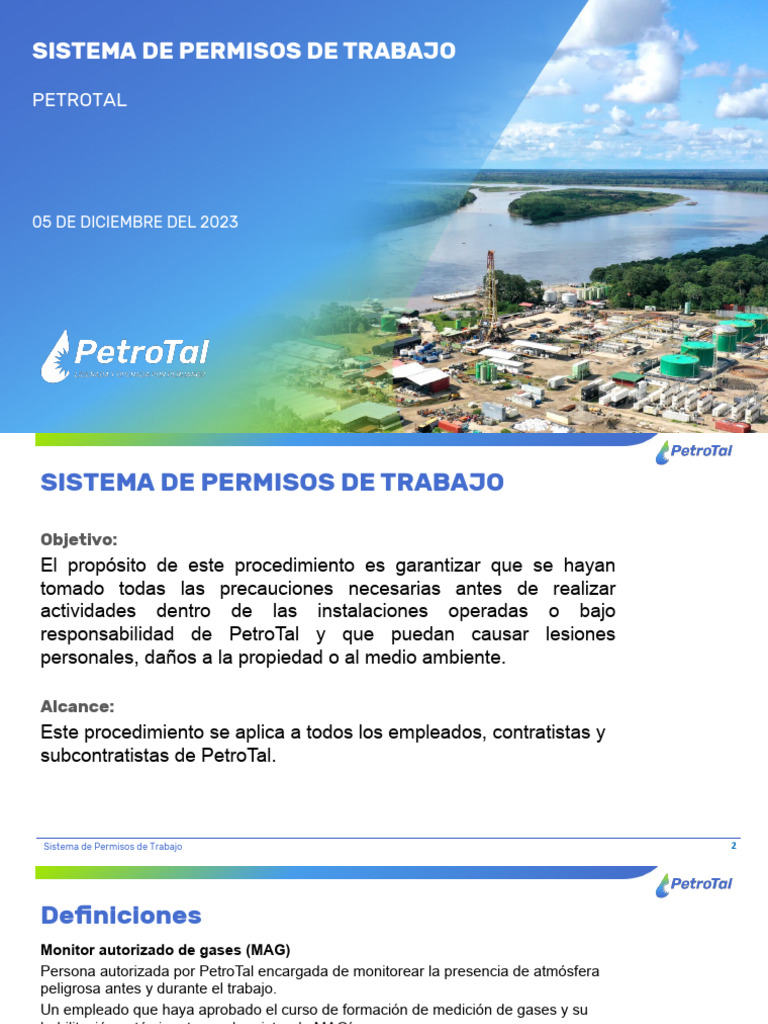 PROCEDIMIENTO DEL SISTEMA DE PERMISOS DE TRABAJO - Rev.03 | PDF ... PROCEDIMIENTO DEL SISTEMA DE PERMISOS DE TRABAJO - Rev.03 | PDF ...