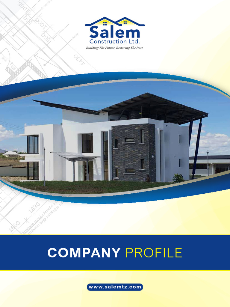 Salem Construction Company Profile | PDF | Business | Economies