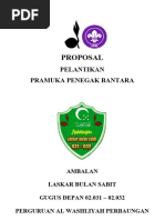 Contoh LPJ Kegiatan Pramuka | PDF