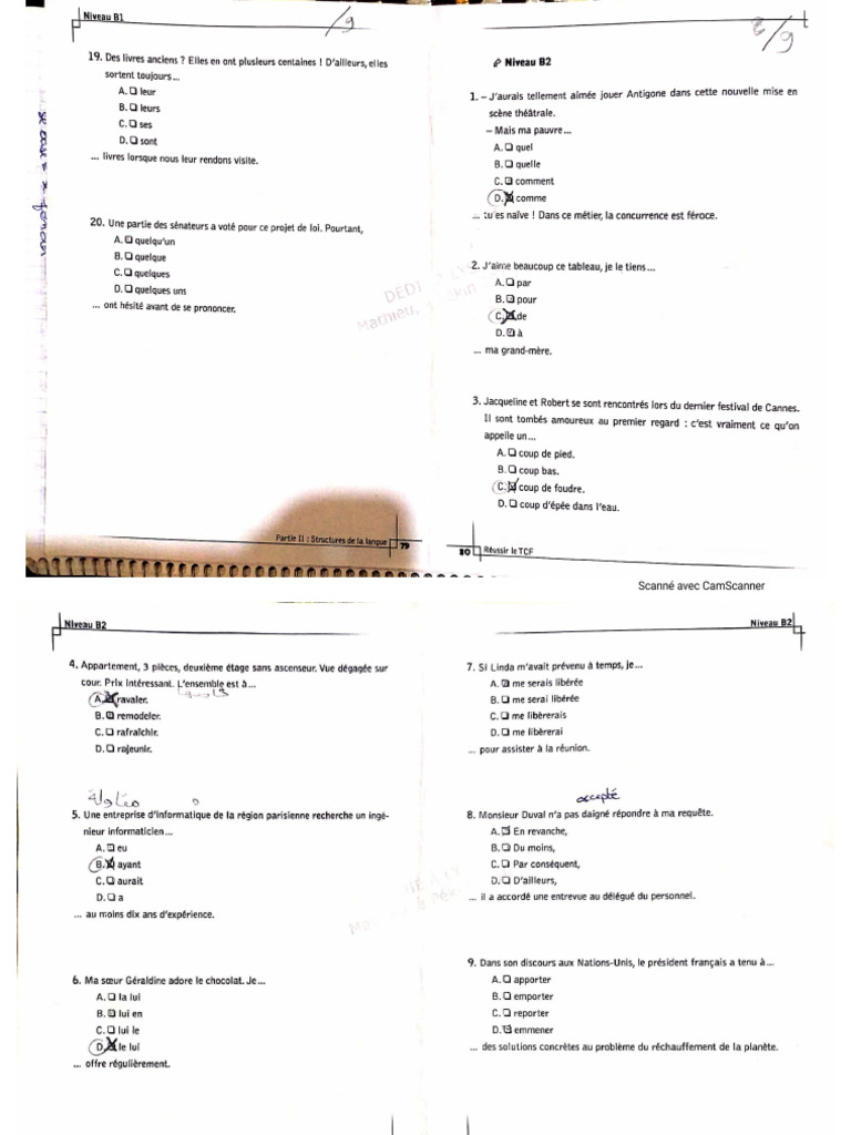 Structure de Langue | PDF