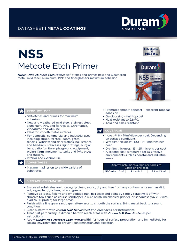 NS5 Datasheet 060422 | PDF | Paint | Building Engineering