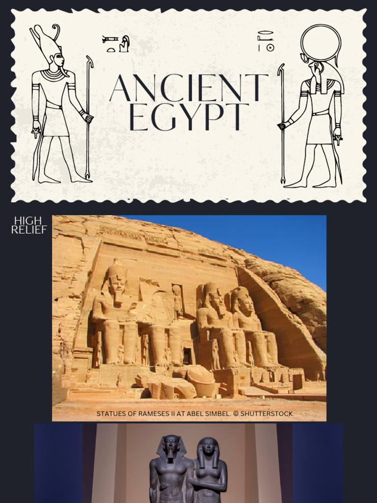 Ancient Egyptian Statues and Reliefs | PDF