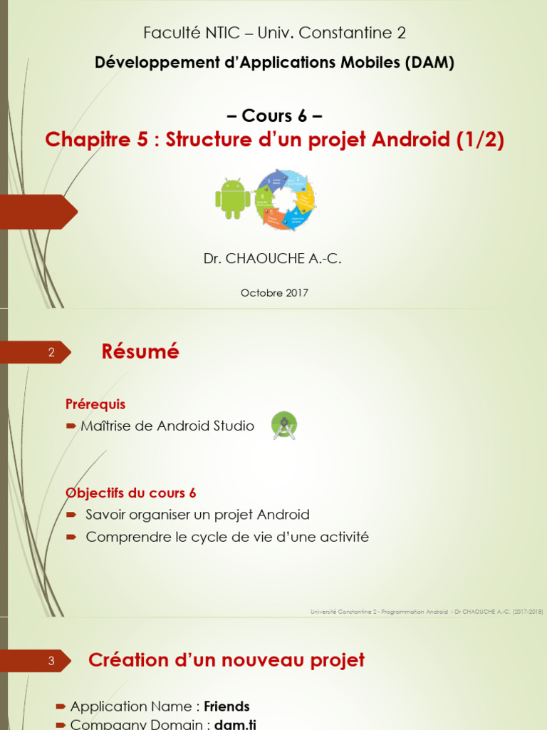 Structure d'un projet Android en 2023 | PDF | Java (Langage de ...