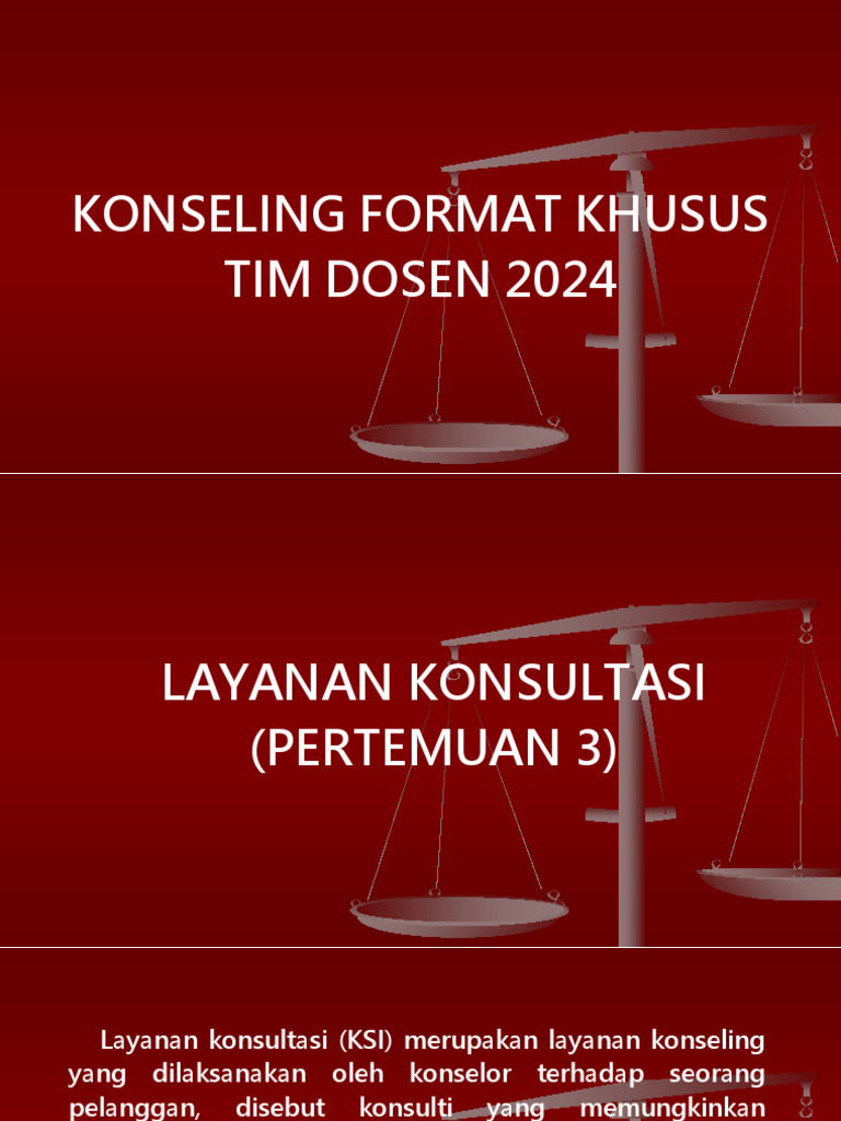 Format Konseling Khusus 2024 | PDF | Karier & Perkembangan ...