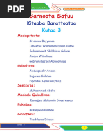 Safuu Kitaaba Barataa Kutaa 3 (1) | PDF