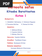 Afaan Oromoo Kutaa - 4ffaa | PDF