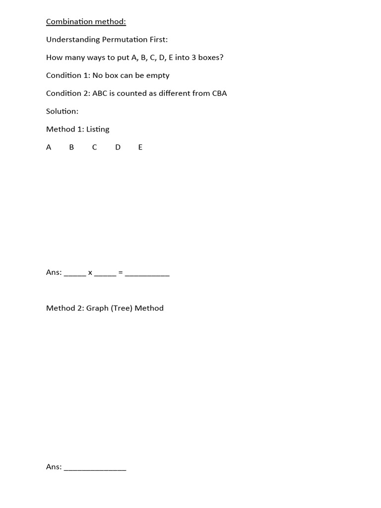 Combination Theory Pdf