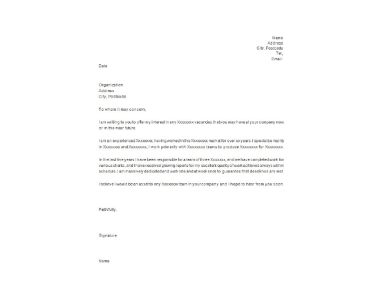 Addressing Letter | PDF