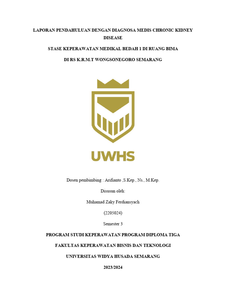 LP CKD KMB 1 Revisi | PDF | Pengembangan Diri | Kesehatan Holistik