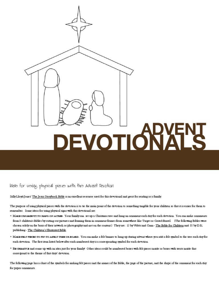 Daily Advent Devotionals | PDF | Goliath | John The Baptist
