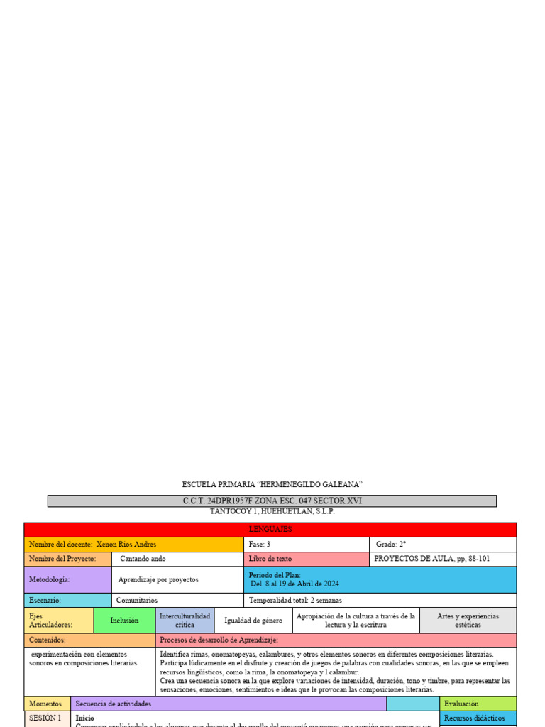 Plan Dee Conozcamos Nuestros Derechos | PDF | Evaluación | Aprendizaje