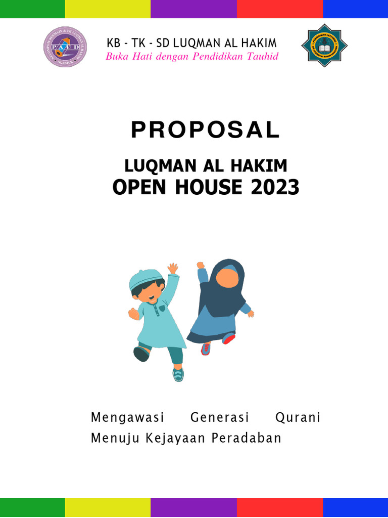 Proposal Open House SD Luqman Al Hakim 2023 | PDF