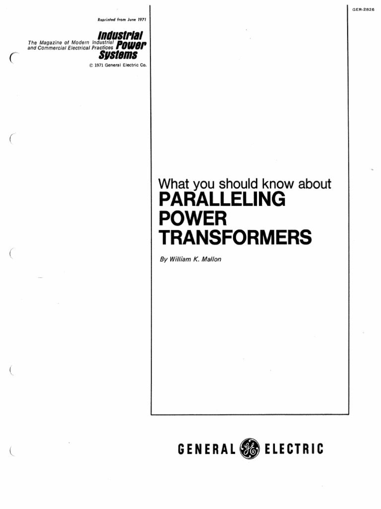 Parallel Ing Transformer | PDF