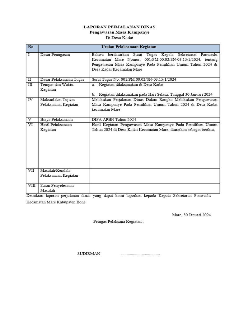 Format LPD 30 Jan - 10 Februari 2024 | PDF
