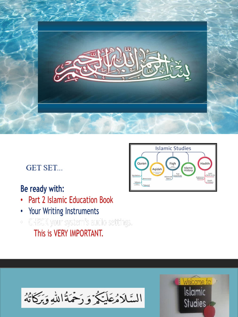 GR 7 e Learning Surah Rahman 54 78 1 | PDF | Surah | Heaven