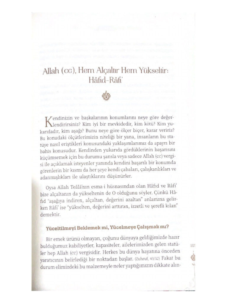 ), Hem Alçalur Hem Yükseltir | PDF