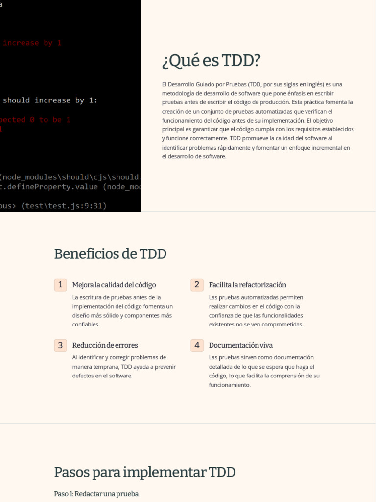 G6PPT | PDF | Desarrollo guiado por pruebas | Software
