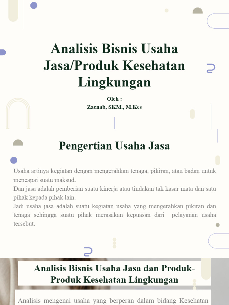 PT.15 Analisis Usaha Kesling - Zaenab | PDF