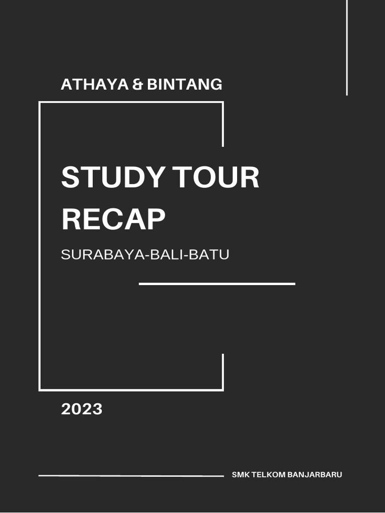Study Tour Recap | PDF | Bali | Indonesia