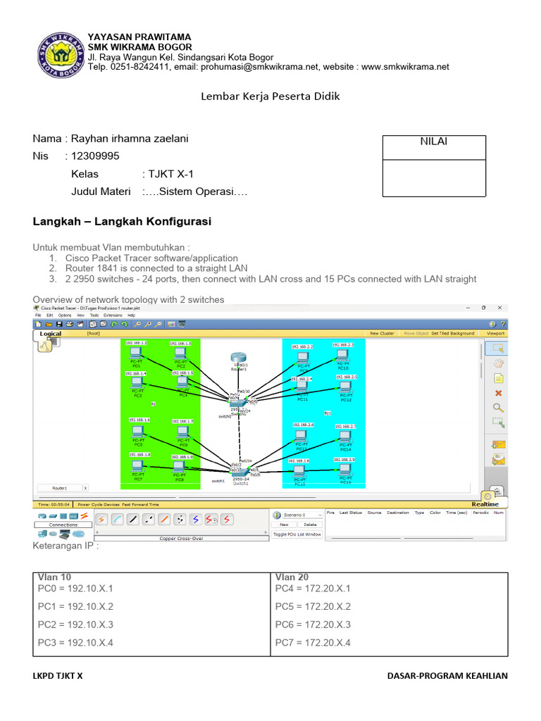 VLAN Configuration Guide | PDF | Router (Computing) | Network Switch