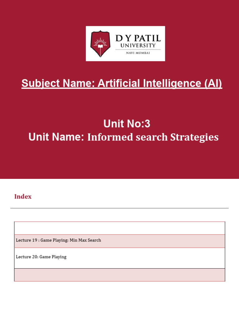 Ai - Module 3 - Week - 7 | PDF | Theoretical Computer Science | Algorithms